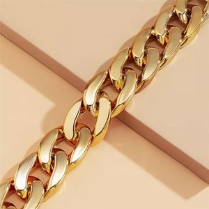 Jewelry | New Chunky Large Link Curb Acrylic Chain Necklace | Poshmark